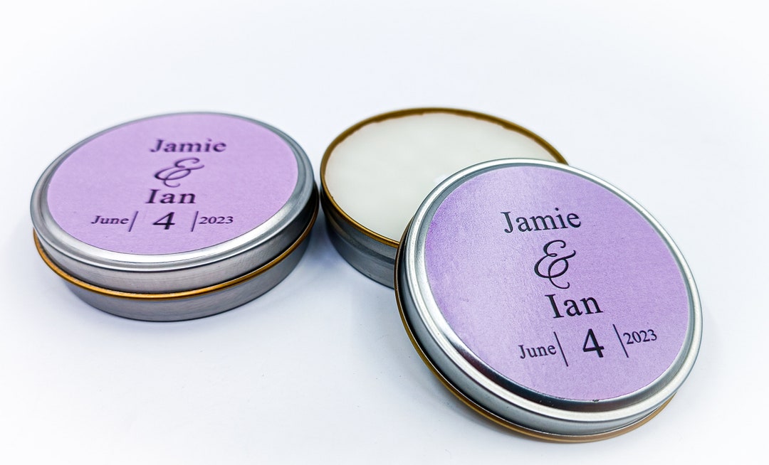 Personalized Mini Candles Wedding Favors For Guests In Bulk Candle