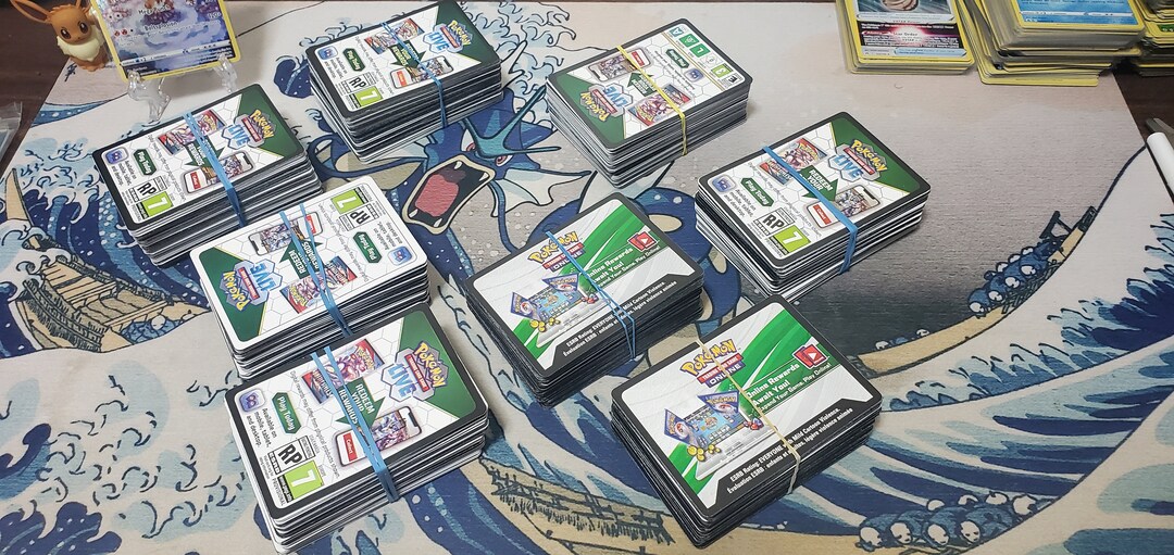 Pokemon Code Cards for the Online Trading Card Game Live Tcg Ptcgo 100 ...