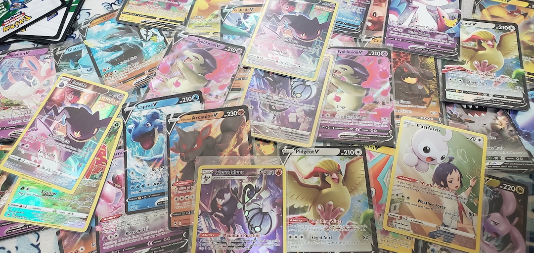 40 AUTHENTIC Pokemon Cards With GUARANTEED Holos & ULTRA Rares - Etsy