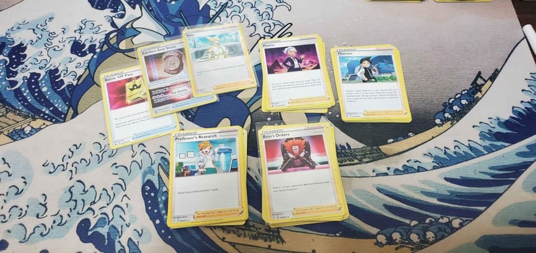 35 Random Pokemon Trainer Cards Pack With Rares & Holos Pokemoncards ...