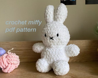 8 Inches Miffy With Dress Pattern, Miffy Dress Crochet Pattern ...