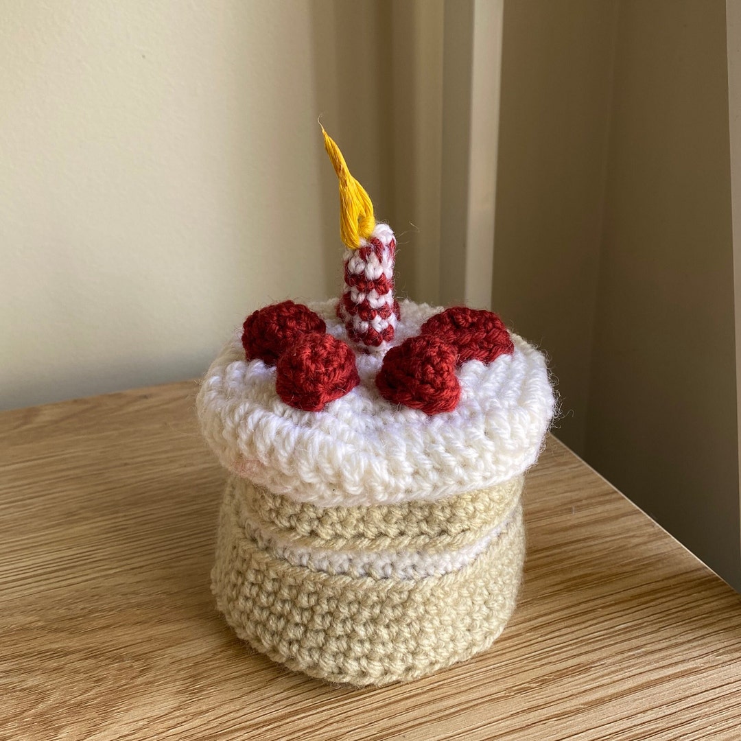 Crochet Birthday Cake Box (PDF Pattern) - Etsy