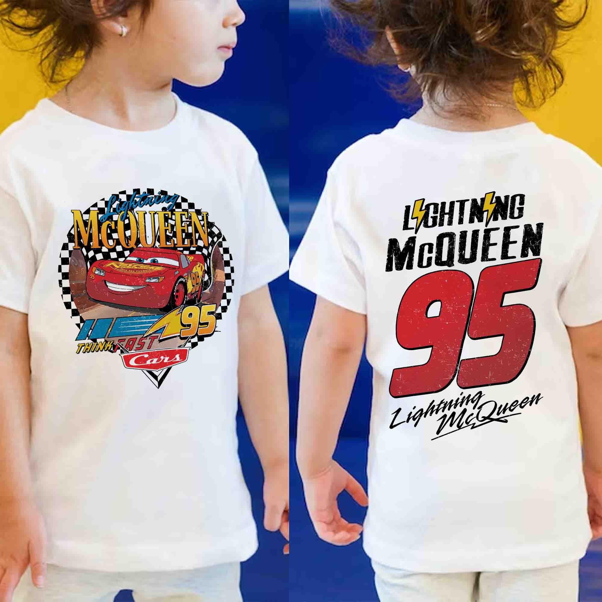 Retro Lightning Mcqueen 95 Piston Cup Shirt, Disney Cars Shirt ...