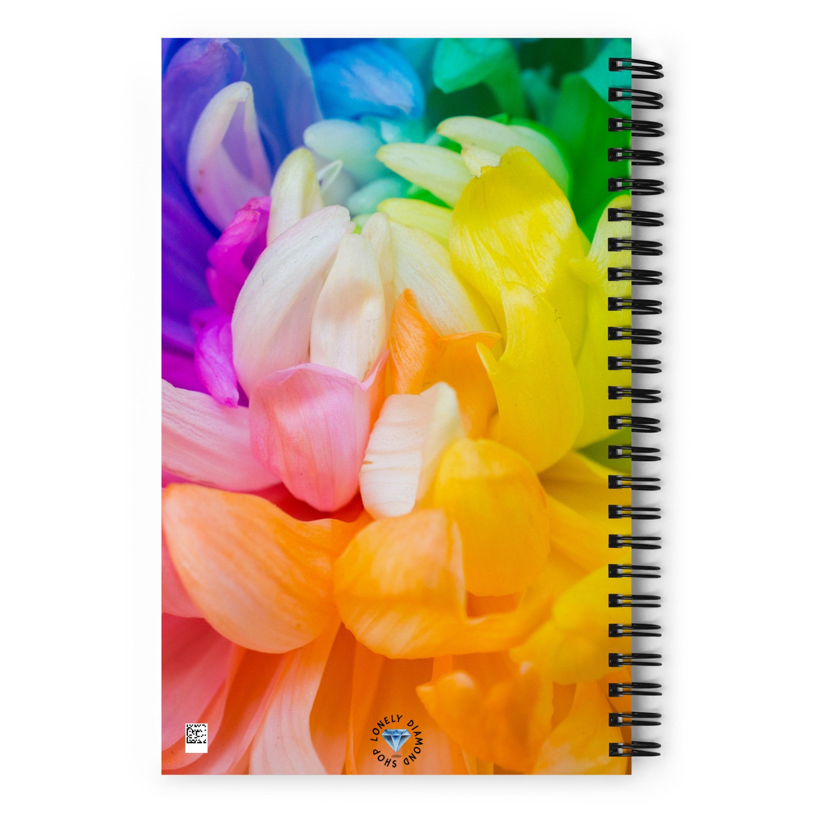 Floral Rainbow Spiral Notebook - Etsy
