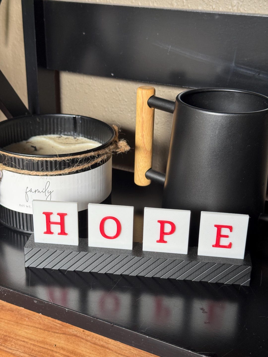 HOPE Sign! Custom 3D Printed Home Decor Sign – Art for Modern Spaces - Etsy