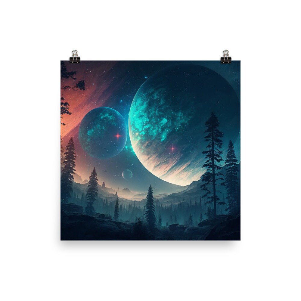 Design a Space Poster - Etsy