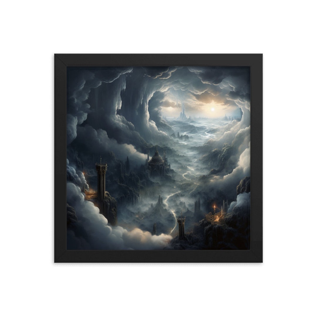 Eye of the Storm Framed Wall Art - Etsy