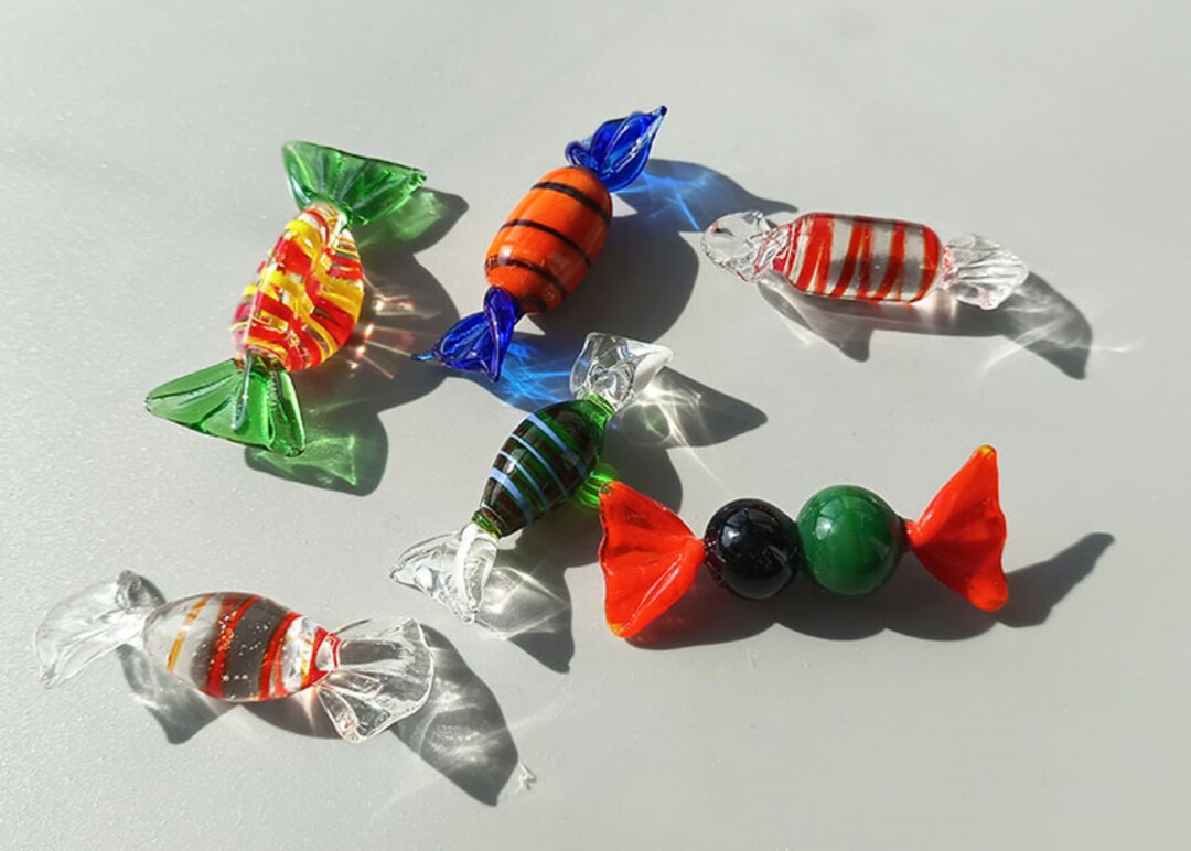 Artisanal Stained Glass Candy Vintage Inspired Sweet - Etsy