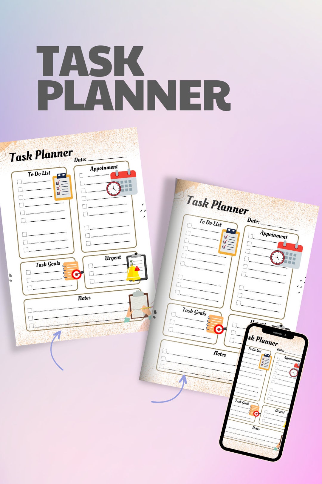 Task Tracker, to Do List Template, Activity Tracker, Daily to Do List ...