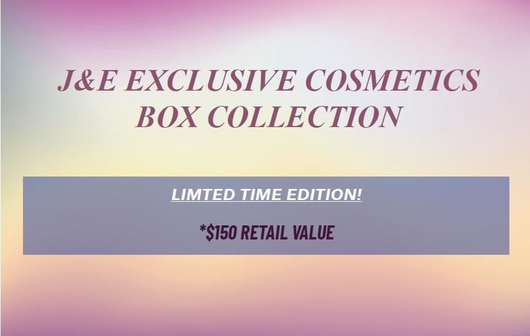 J&E Beauty and Cosmetics Exclusive Box Collection | Gift for Her | Gift ...