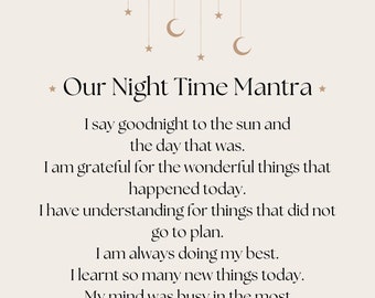 Family Morning Mantra - Family Affirmation Chart - Printable ...