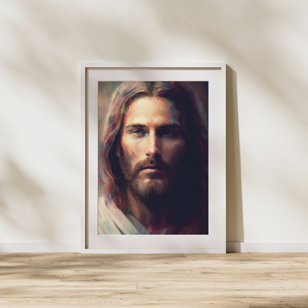 The Sacred Majesty: Jesus Christ Painting, Jesus Christ Artwork, Jesus ...