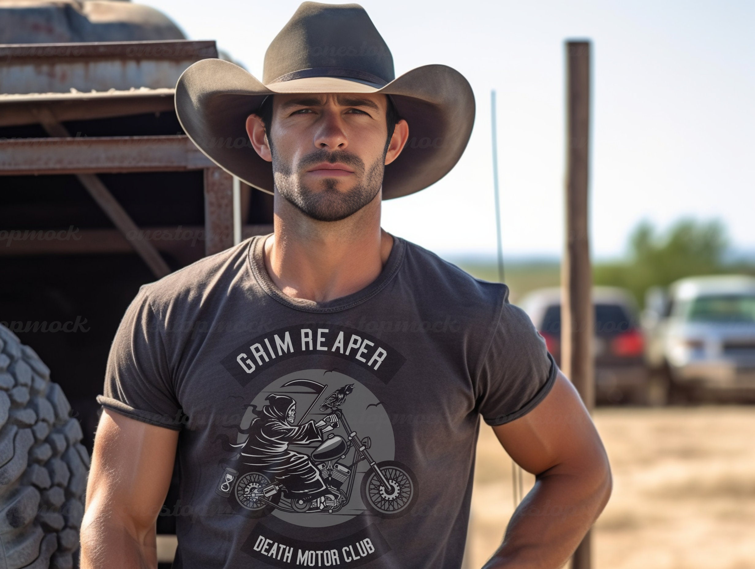 Cowboy Mockup Bundle Country and Western Mockup Masculine - Etsy