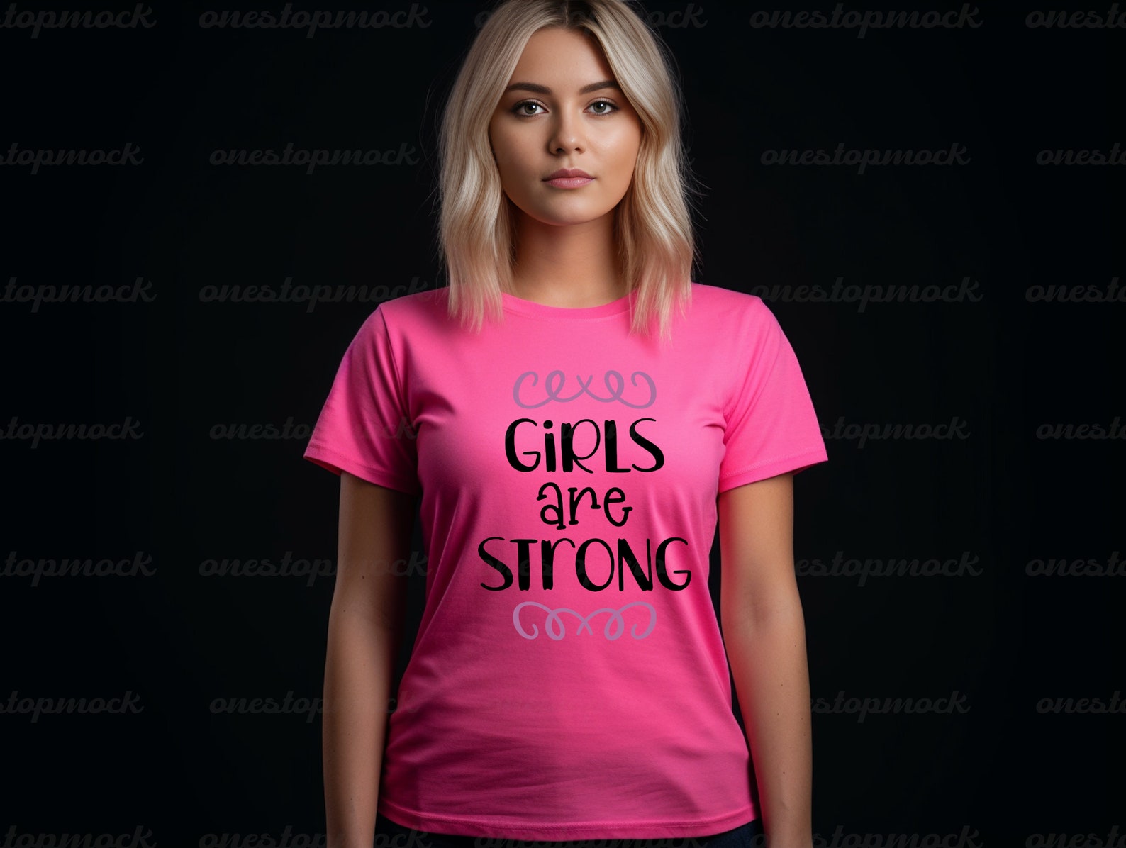 Fuchsia Mockup Bundle. 8 Images of Ladies Wearing Fuchsia 3001 - Etsy