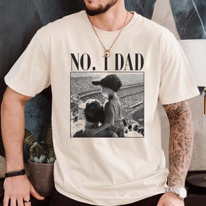 Custom Photo Dad Shirt, Personalised Comfort Colors Dad Shirt, Dad ...
