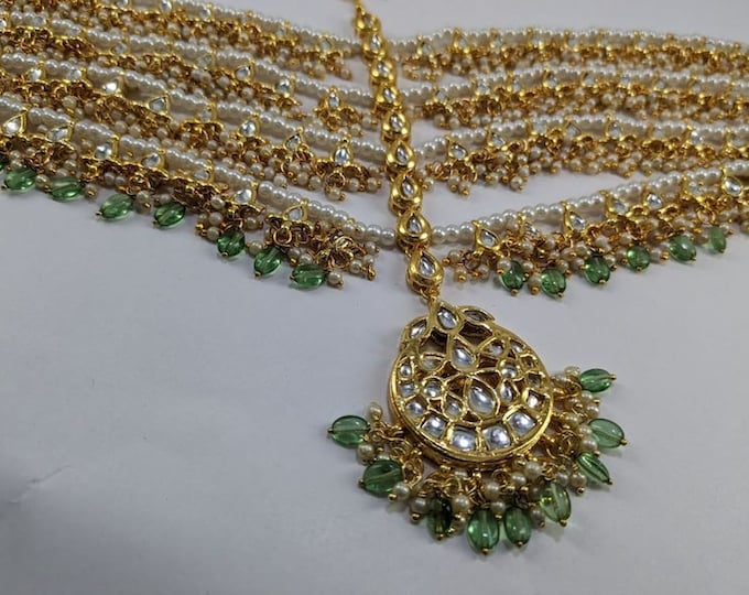 Kundan Mathapatti, Wedding Headband Jewelry, Pakistani Weddings, Indian ...