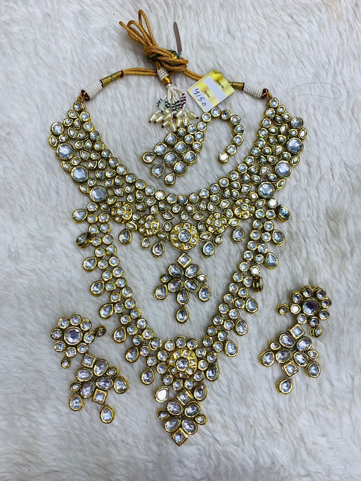 Full Bridal Jodha Akbar Kundan Bridal Set, Royal Kundan Set, Kundan Bridal Necklace, Sabyasachi ...