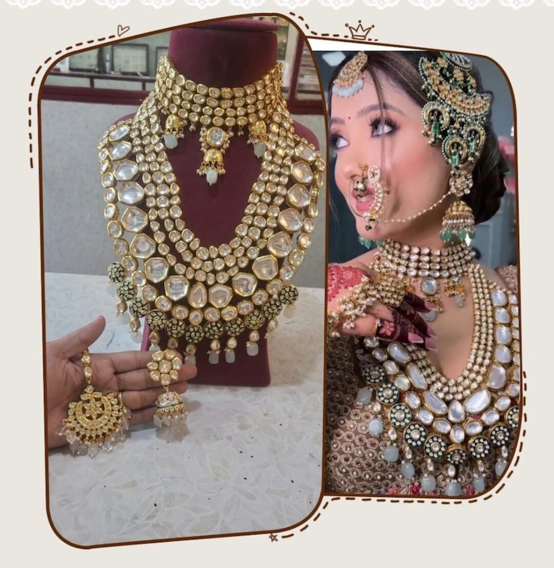 Designer Kundan Haar,tanjore Kundan Jewelery,bridal Kundan Haar,multi ...