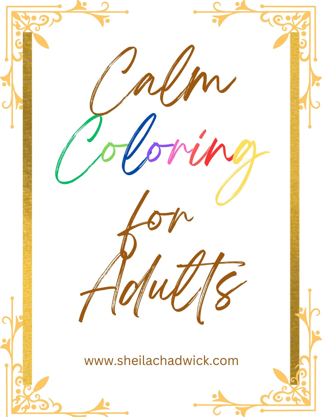 Relaxation Coloring Book for Adults – Stress Relief Designs (digital ...