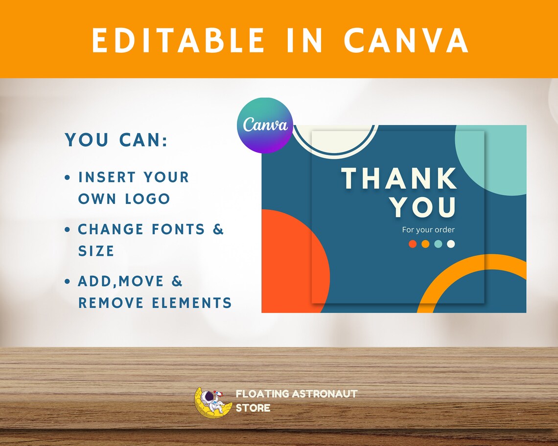 Colourful Geometry Thank You Card Business Thank You Card Template ...