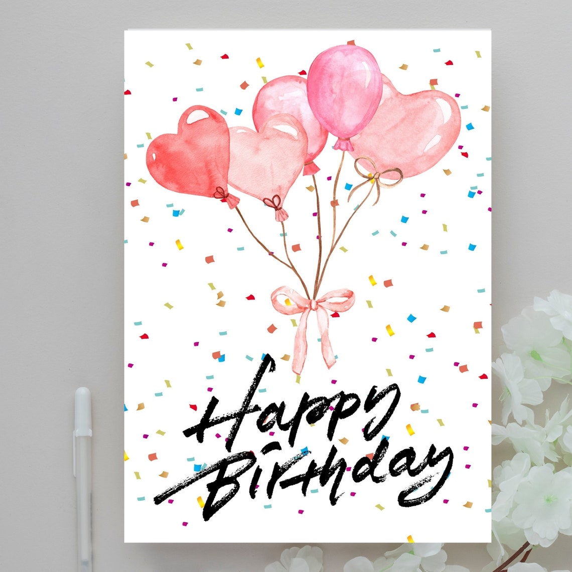 Happy Birthday Card | Printable Birthday Card | Digital Birthday Cards ...