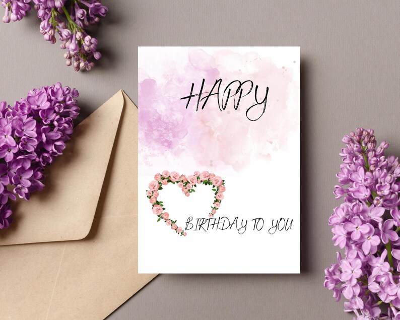 Digital Cards Download, Digital Cards Printable, Digital Cards Template ...