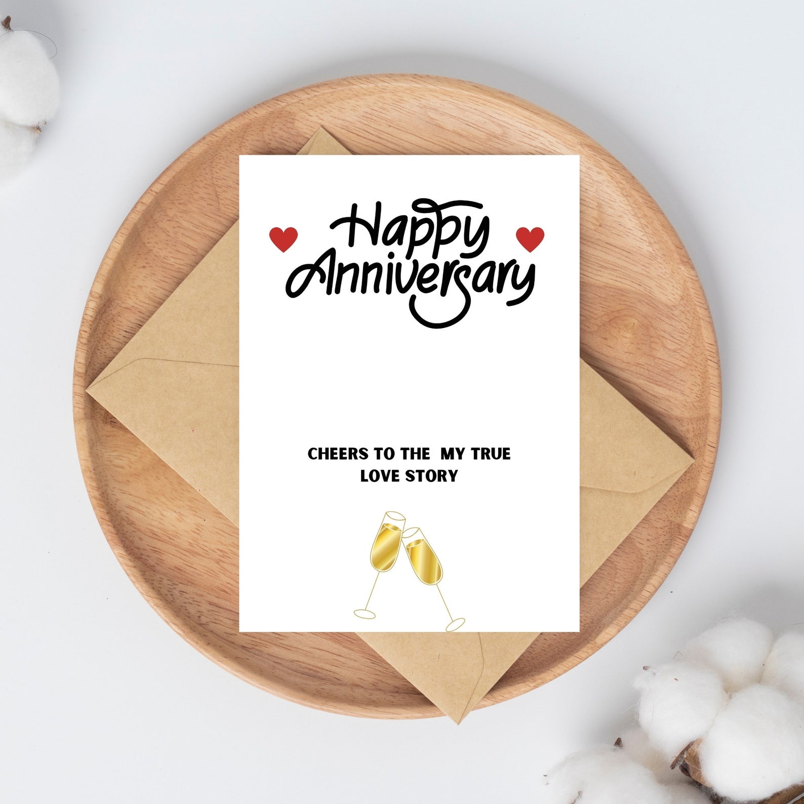 Printable Happy Anniversary Card / Instant Download PDF / Anniversary ...
