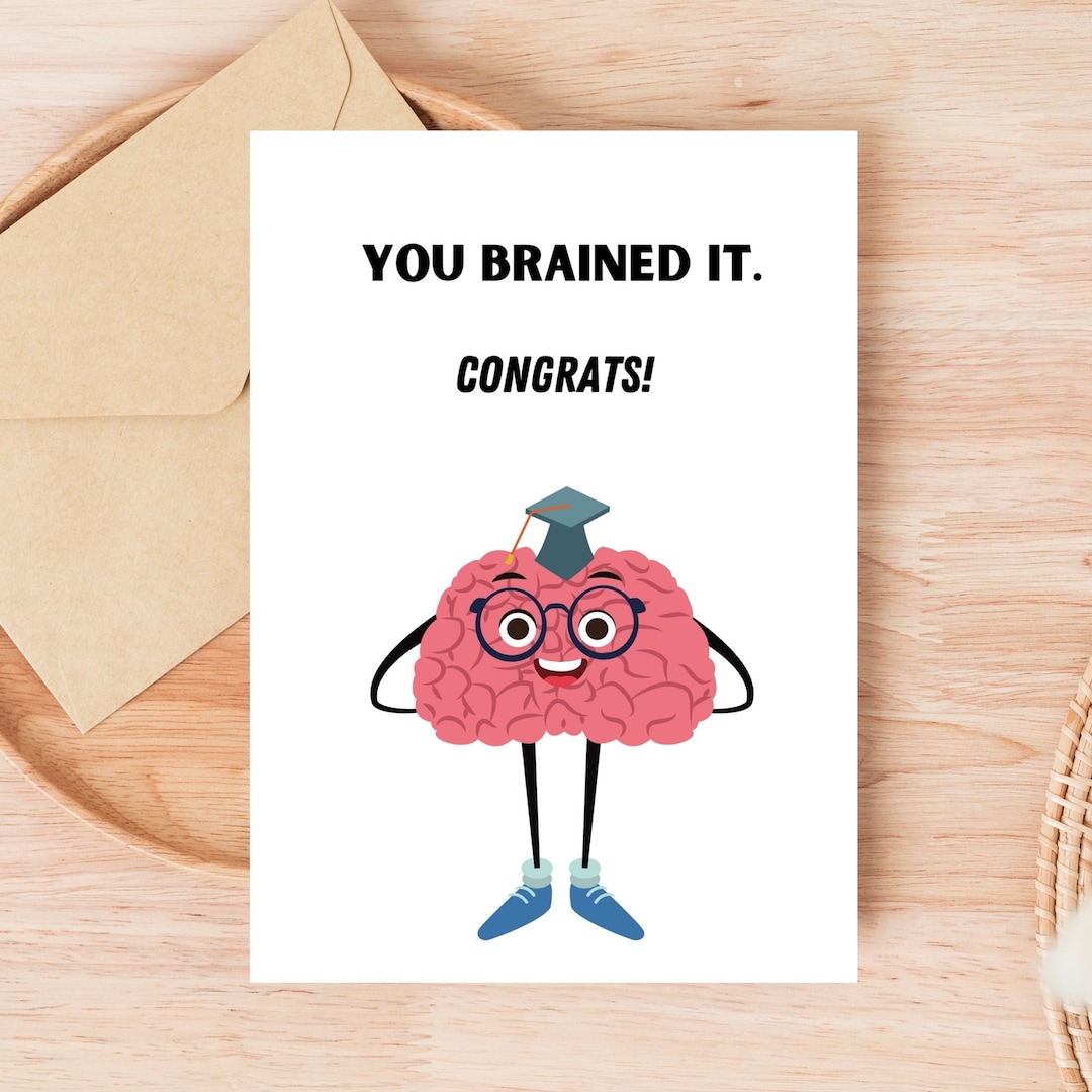 Funny Graduation Card, Graduation Card, Graduation Card Printable ...