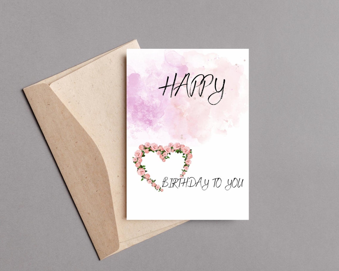 Digital Cards Download, Digital Cards Printable, Digital Cards Template ...