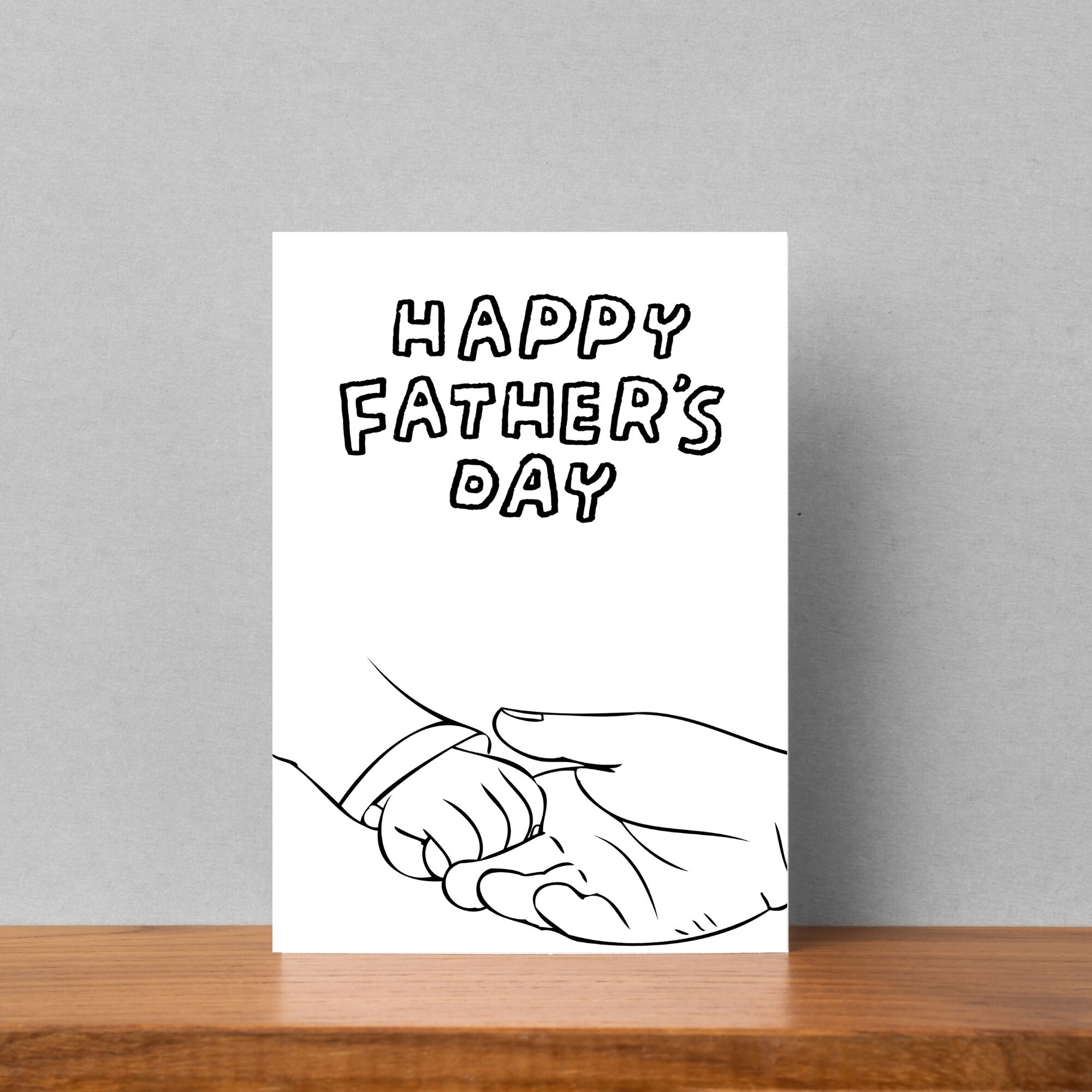 PRINTABLE Father's Day Coloring Cards | Father's Day Cards | Color Your ...