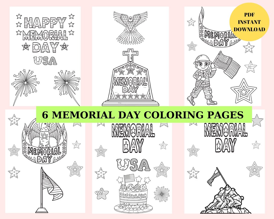 Memorial Day , Memorial Day Printables, Memorial Day Coloring Pages ...