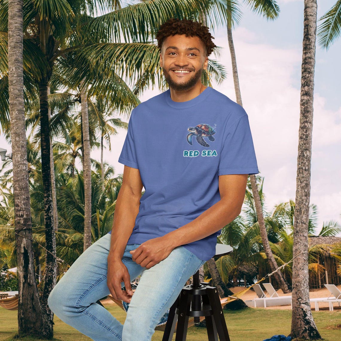 Sea Turtle T-shirt Front & Back Print Ocean Lover Gift Marine Life Tee ...