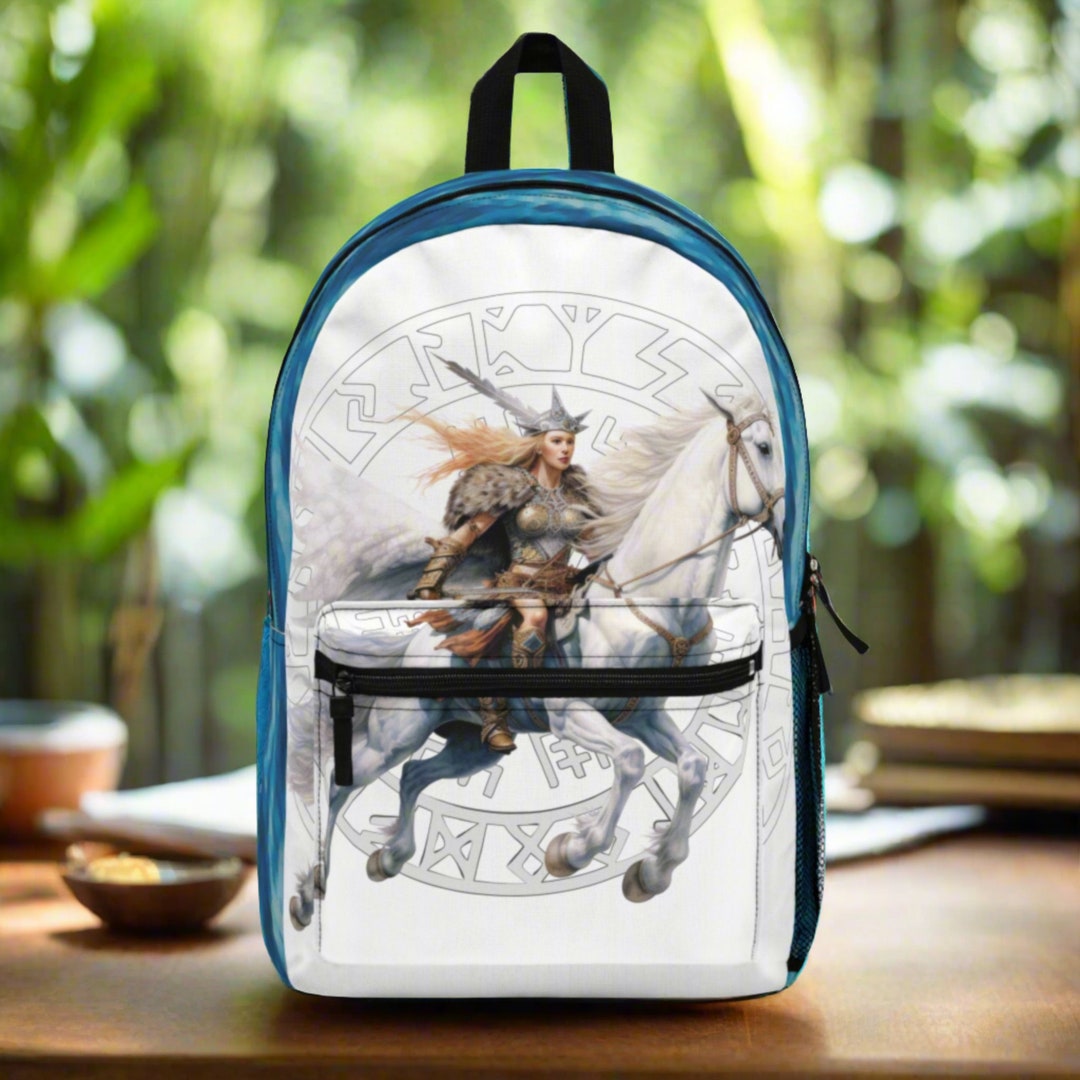 Valkyrie Viking Backpack Norse Mythology Bag for School & Adventure - Etsy