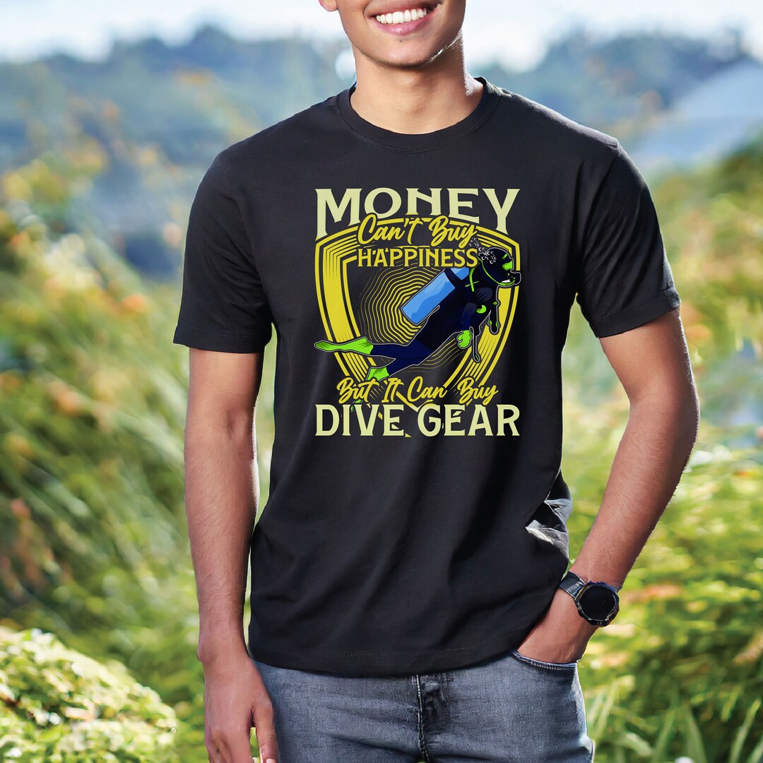 Scuba Diving Fans Shirt, Dive Gear My Happy, Unique Scuba Gift Idea - Etsy