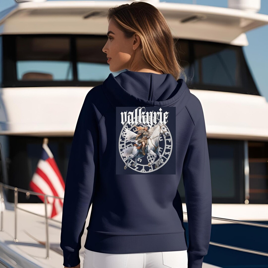 Retro Valkyrie Viking Hoodie: Unisex Norse Mythology Sweatshirt - Etsy