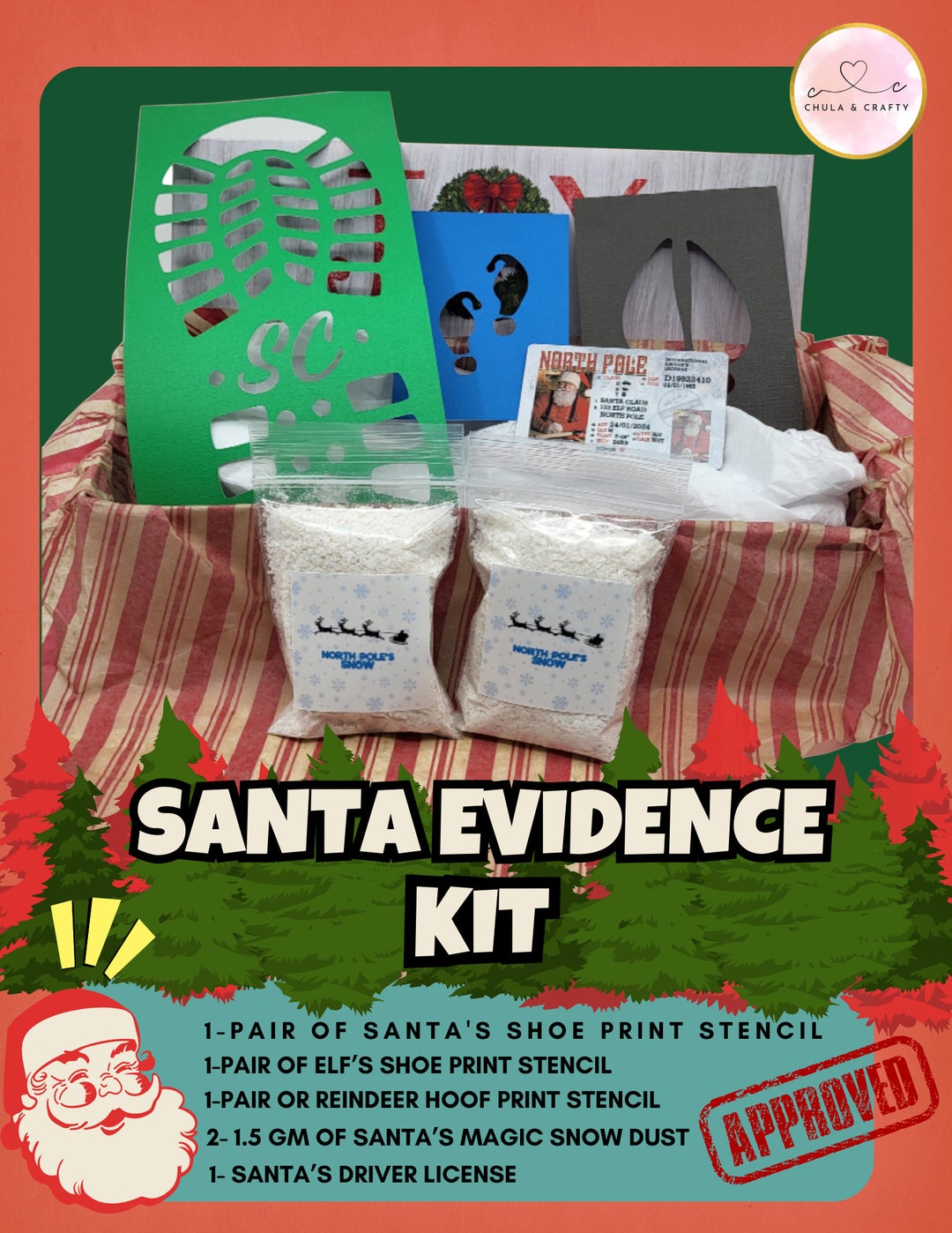 Santa Evidence Kit, Christmas Belief Box - Etsy