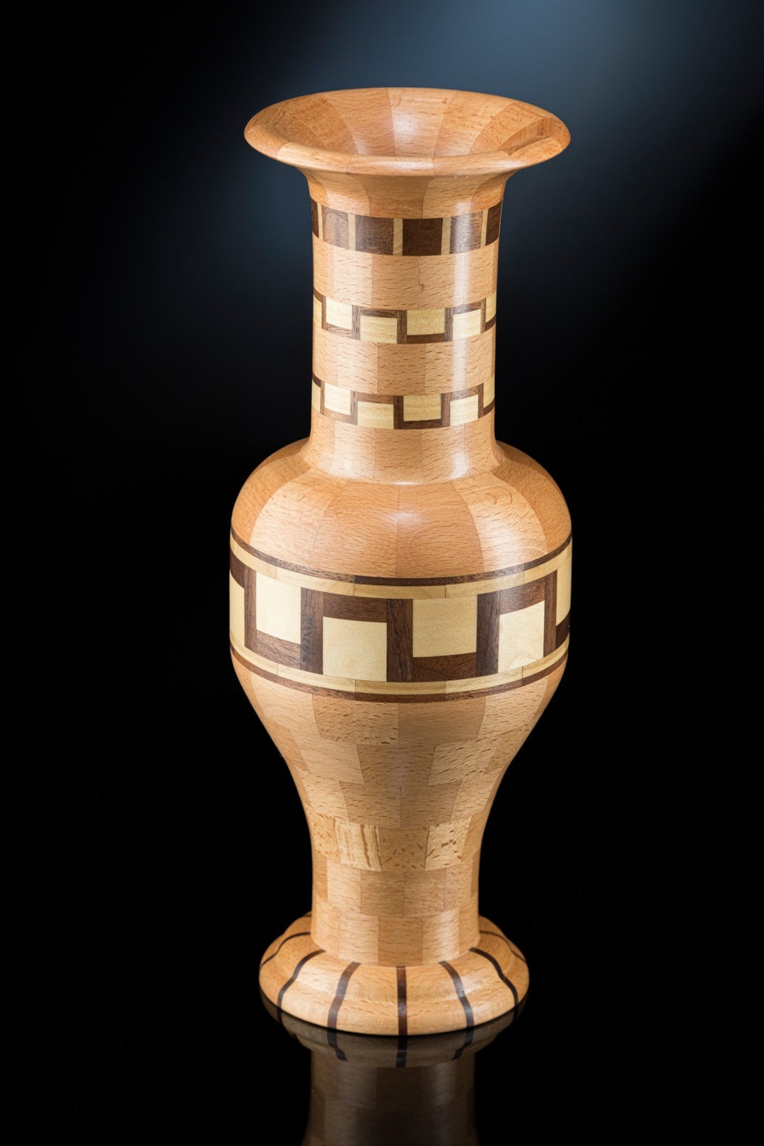 Segmented Woodturning Vase - Etsy