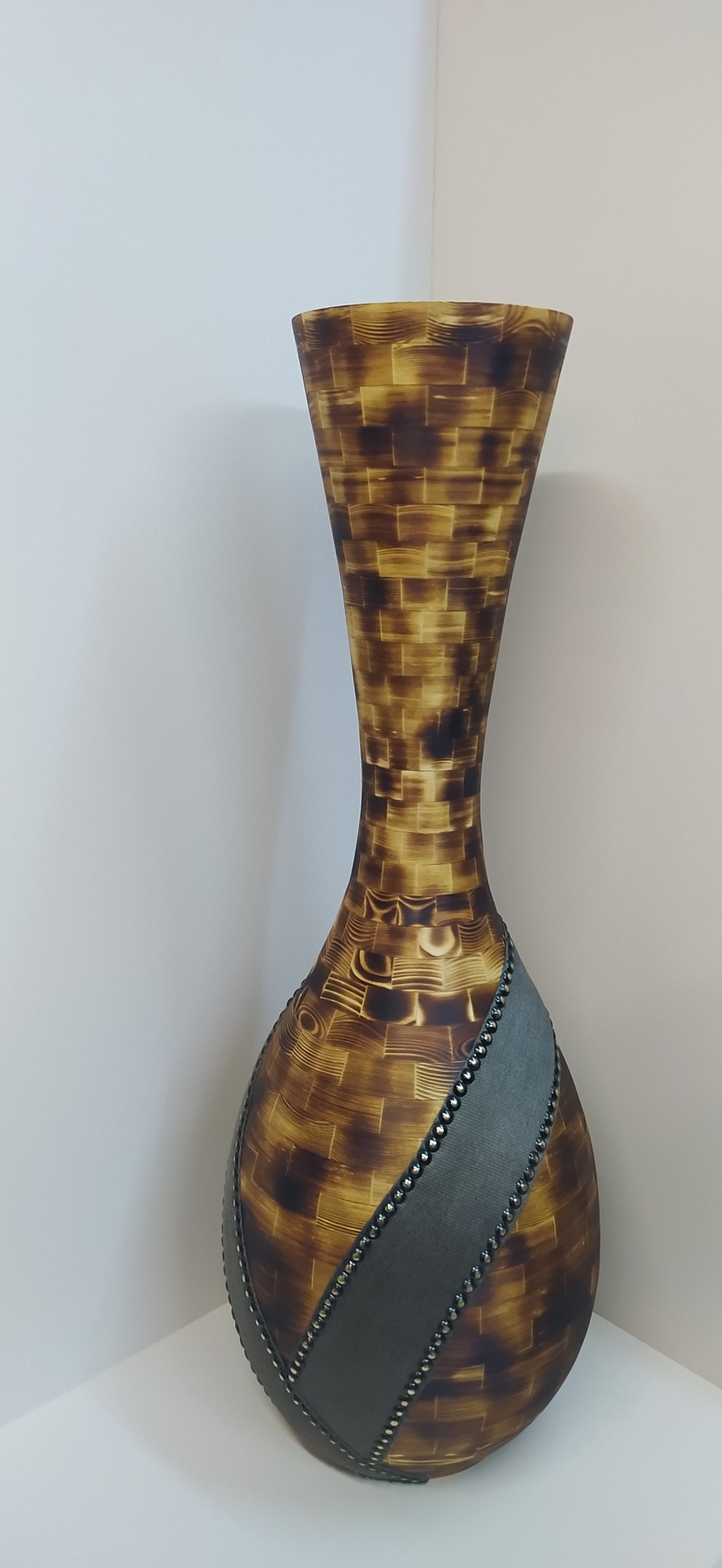 Segmented Woodturning Vase,floor Vase, Decorative Vase, Wooden Vase ...