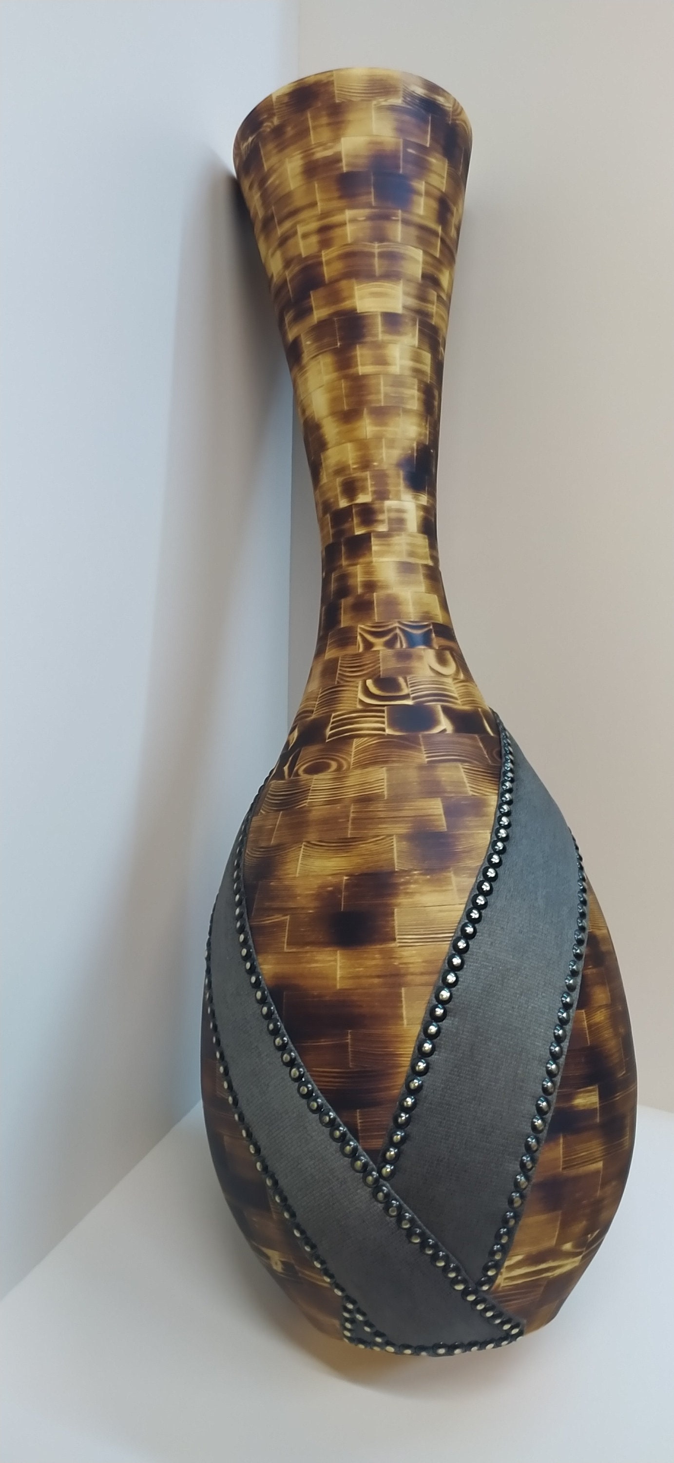 Segmented Woodturning Vase,floor Vase, Decorative Vase, Wooden Vase ...