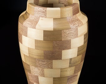Segmented Woodturning Vase,floor Vase, Decorative Vase, Wooden Vase, Segmented Floor Vase,wooden ...