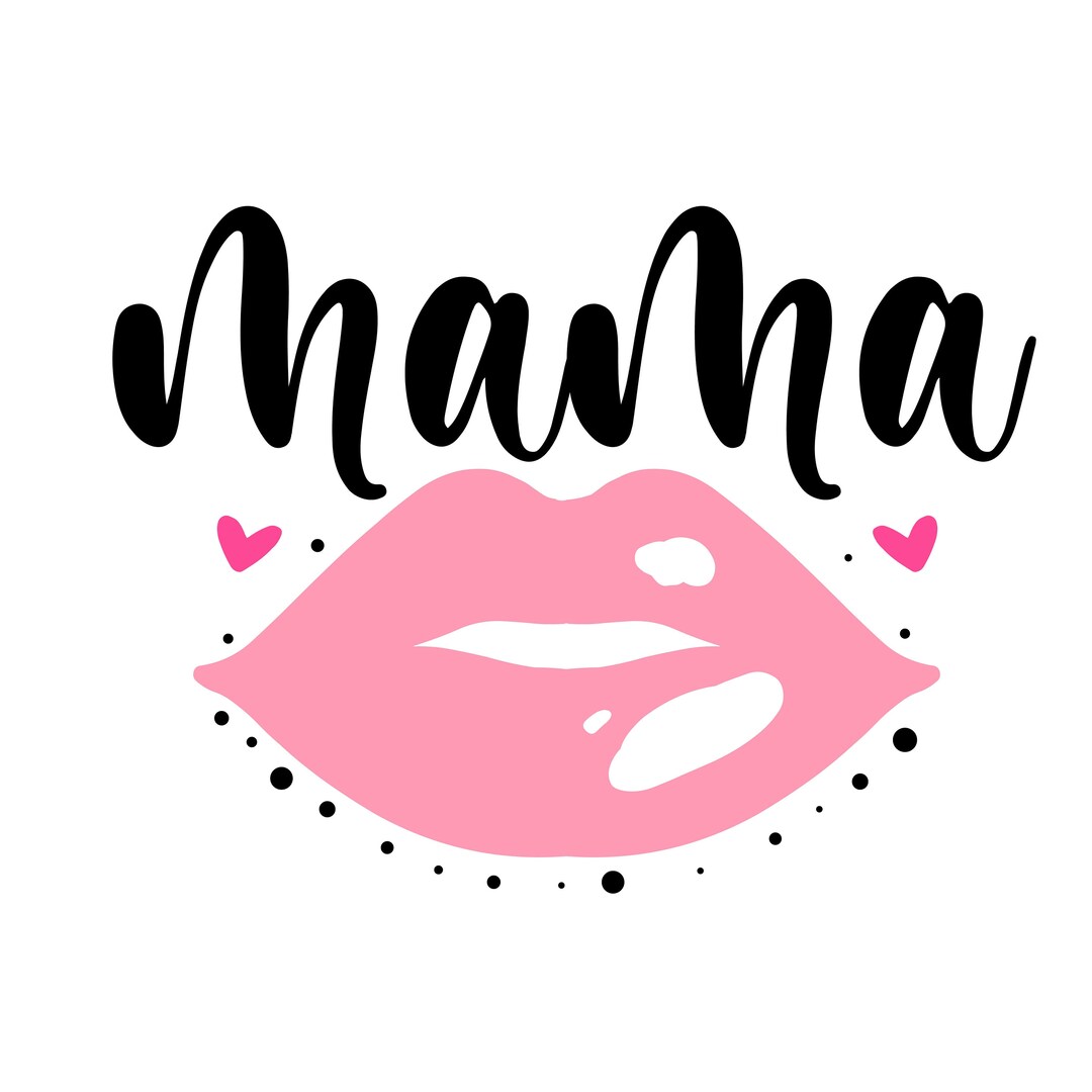 Mama Lips SVG - Etsy