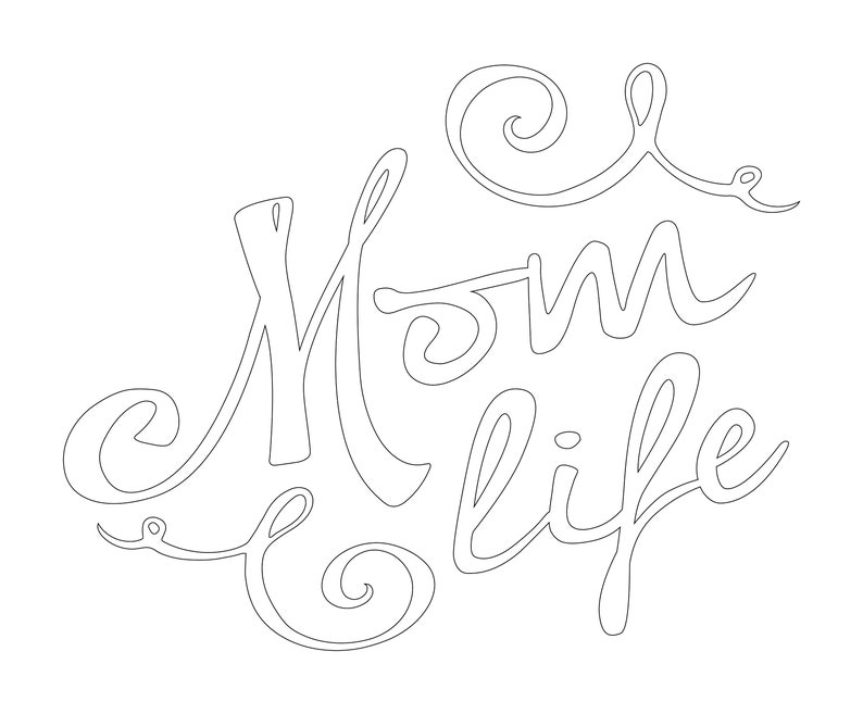 Mom Life SVG - Etsy