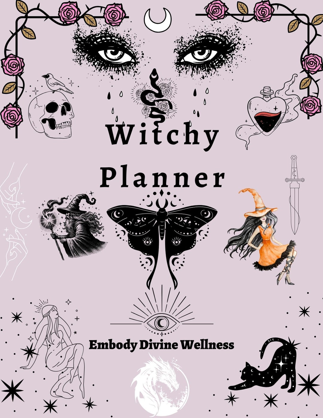 Witchy Planner 2024-2025 Journal/planner and Yearly Tracker - Etsy
