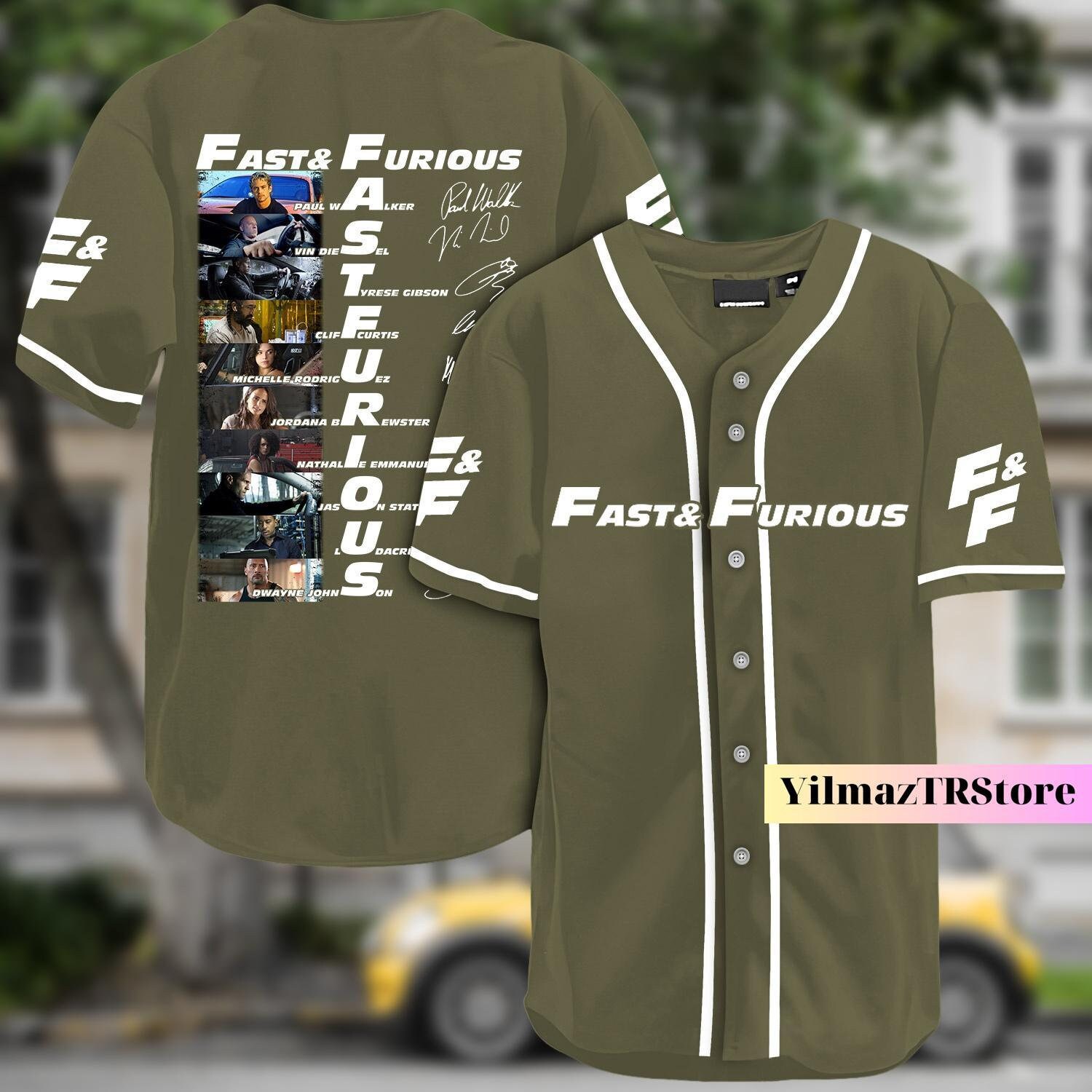 Fast And Furious Shirt, Fast X Movie Shirt, Fast And Furious Baseball ...