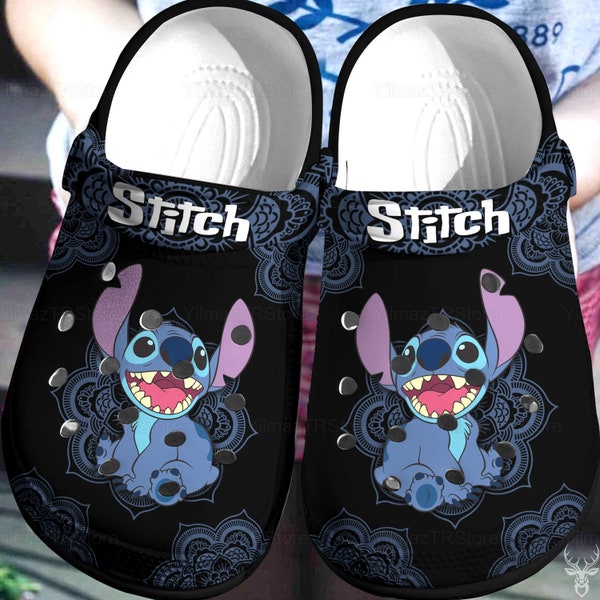 Stitch Crocs - Etsy