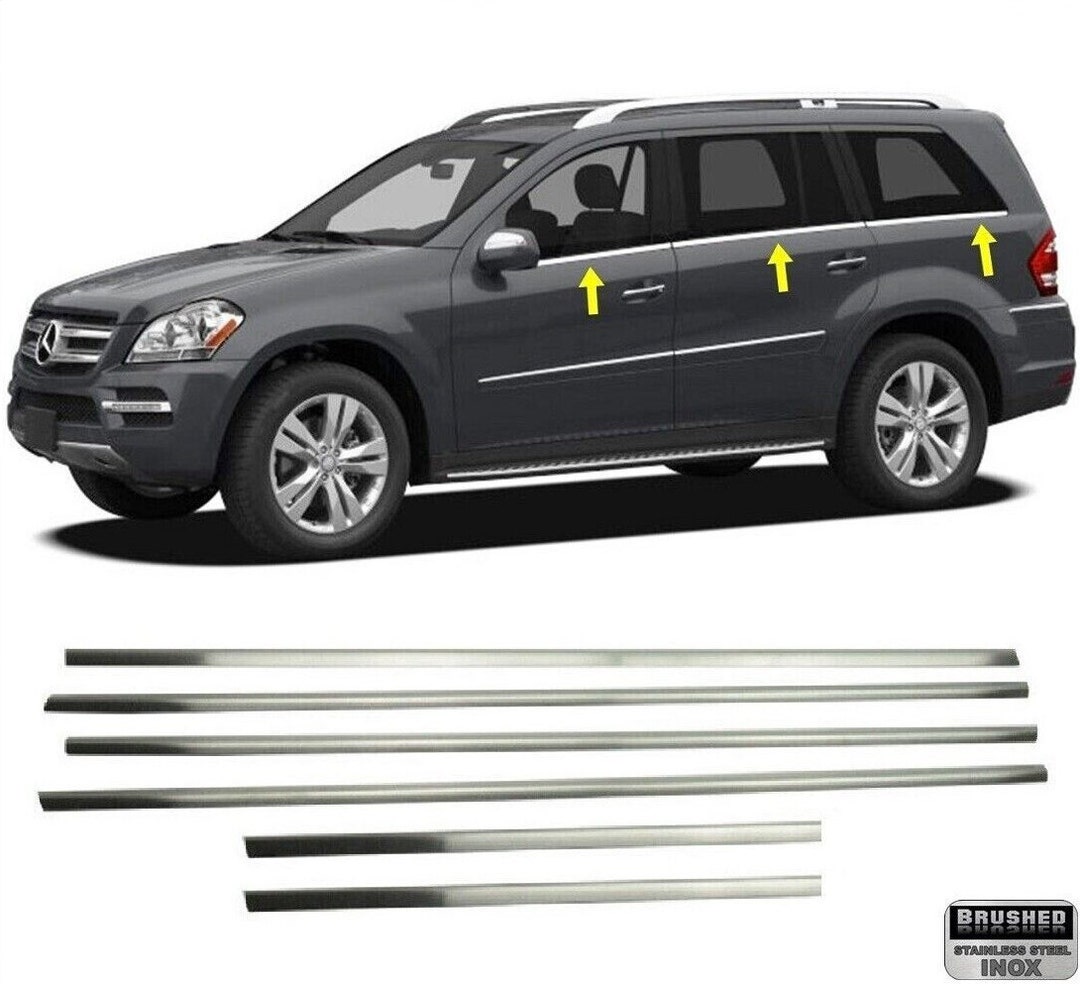 For Mercedes GL Class X164 320 350 450 500 550 2006-2012 Chrome Windows ...