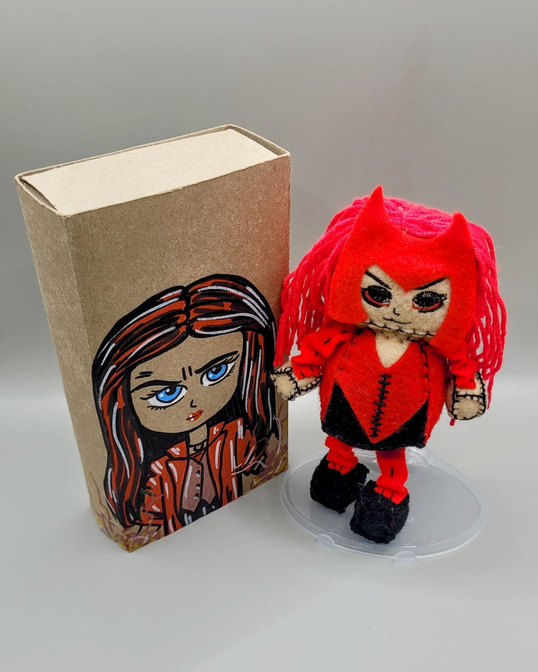 Handmade Felt Doll scarlet Witch/wanda - Etsy