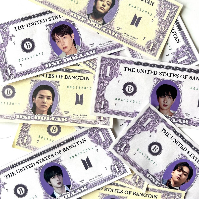 Bts Money Printable - Etsy UK