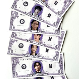 Printable BTS Bangtan Bucks Play Money / OT7 - INSTANT DOWNLOAD - Etsy