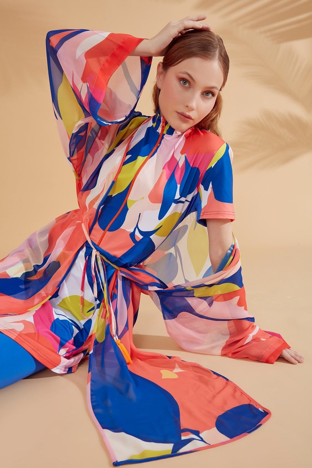 Pareo, Beach Kaftan, Modest Swimwear,summer Dresses Women Hijab, Beach ...